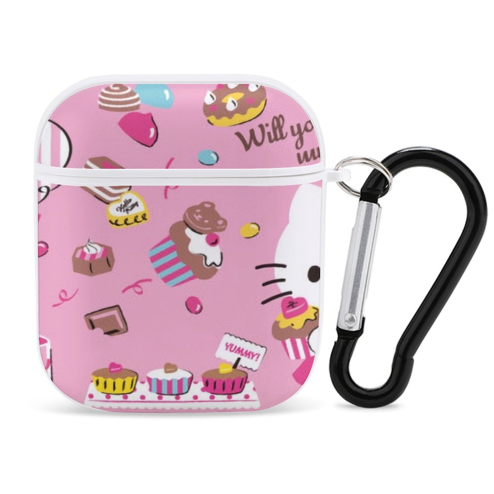 Hello Kitty Dessert Queue Case for AirPods Case Cover with Keychain ...