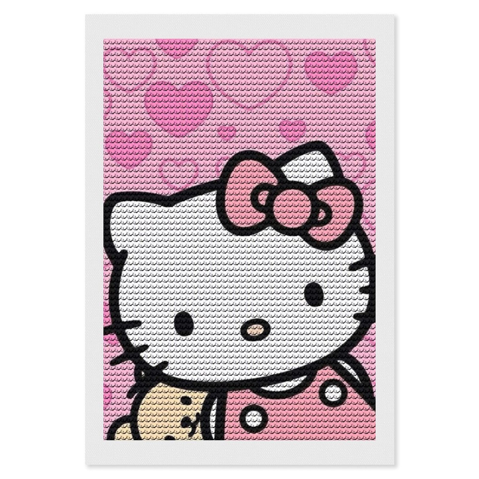Hello Kitty Diamond Art Kits for Adults 5D Diamond Art Kit Paint by ...