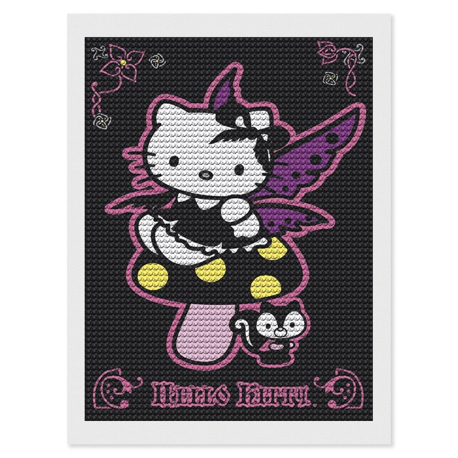 Hello Kitty Diamond Art Kits for Adults 5D Diamond Art Kit Paint by ...