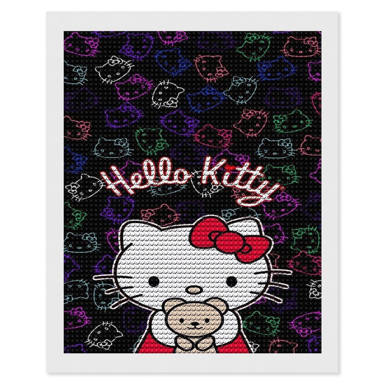 Hello Kitty Diamond Art Kits for Adults 5D Diamond Art Kit Paint by ...