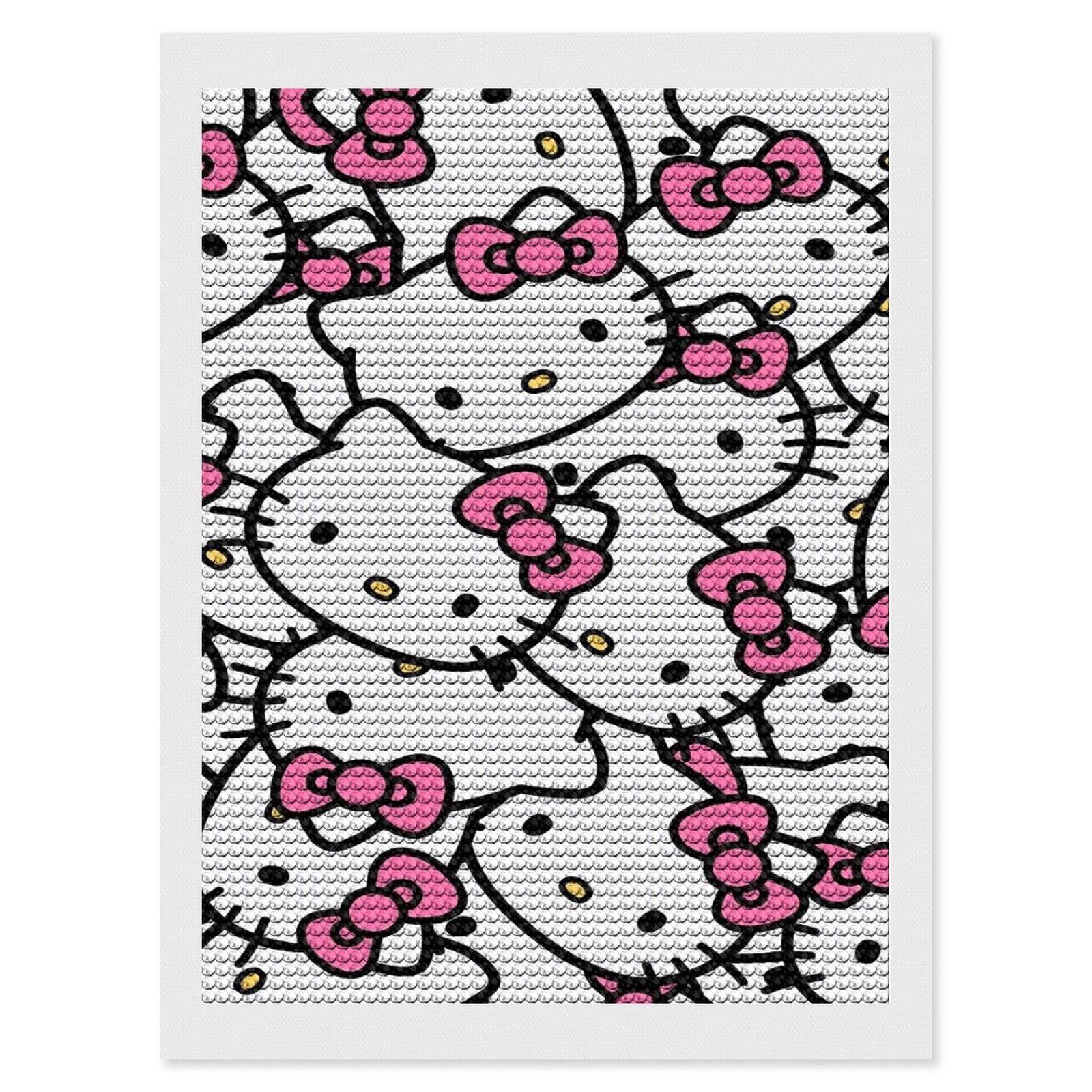 Hello Kitty Diamond Art Kits for Adults 5D Diamond Art Kit Paint by ...