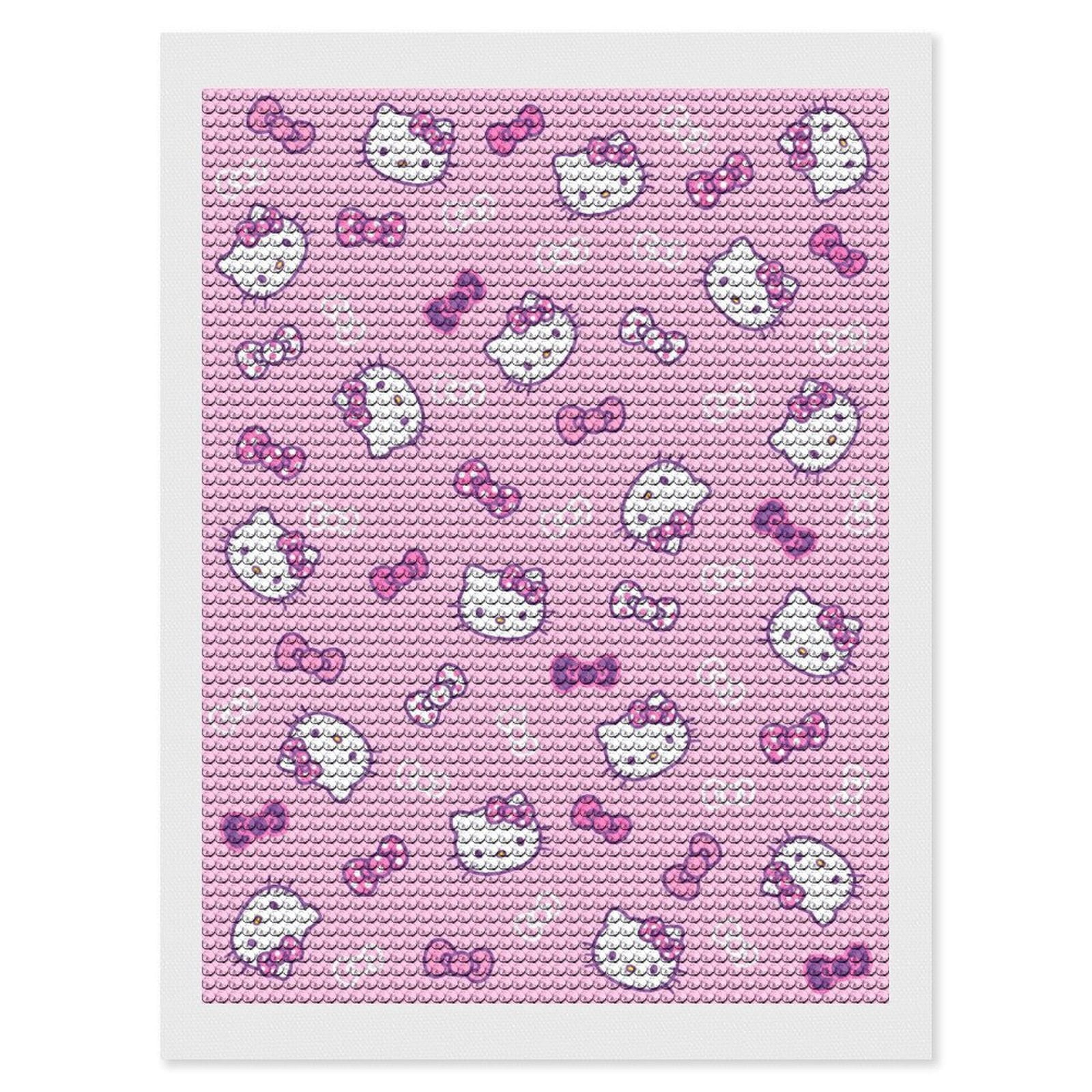Hello Kitty Diamond Art Kits for Adults 5D Diamond Art Kit Paint by ...