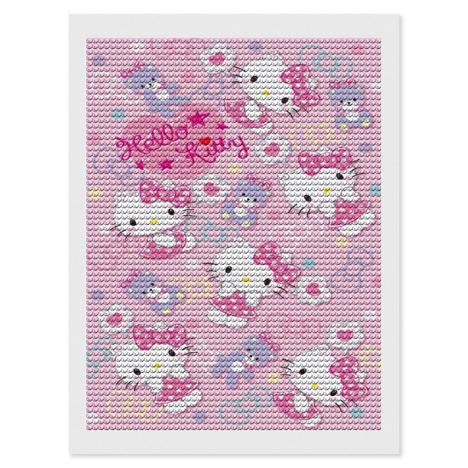 Hello Kitty Diamond Art Kits for Adults 5D Diamond Art Kit Paint by ...