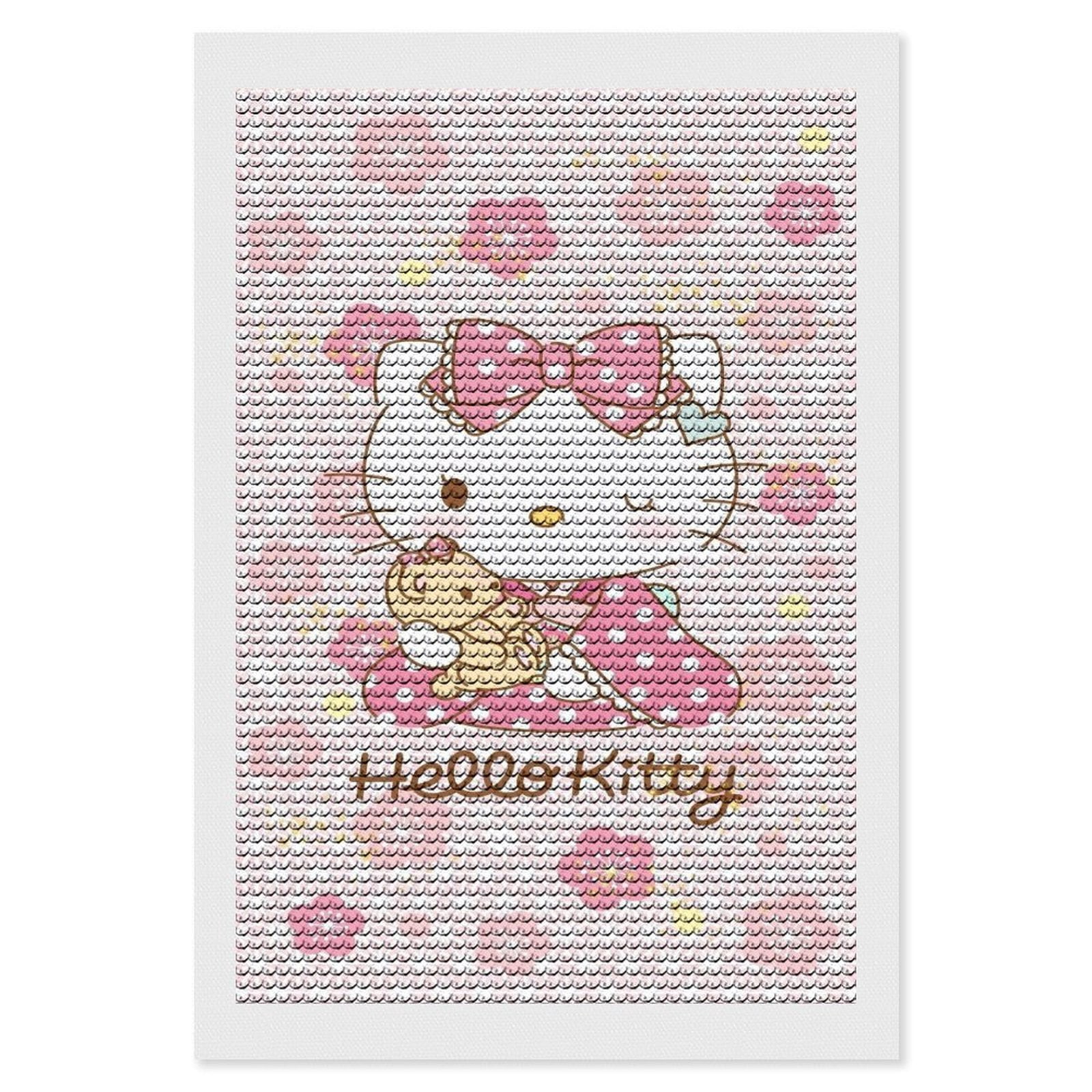 Hello Kitty Diamond Art Kits for Adults 5D Diamond Art Kit Paint by ...