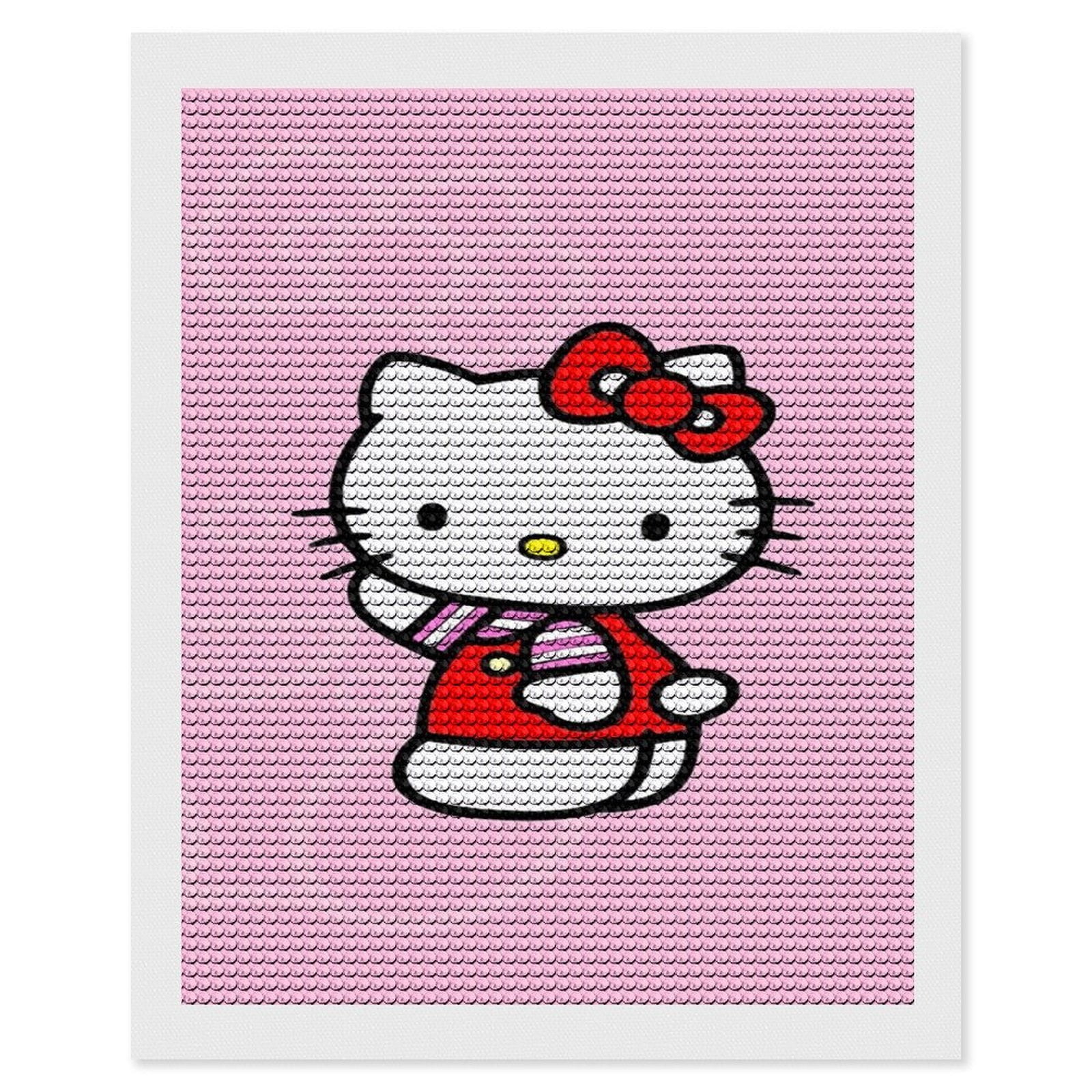 Hello Kitty Diamond Art Kits for Adults 5D Diamond Art Kit Paint by ...
