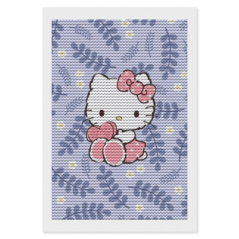 Hello Kitty Diamond Art Kits for Adults - 5D Diamond Art Kits for ...