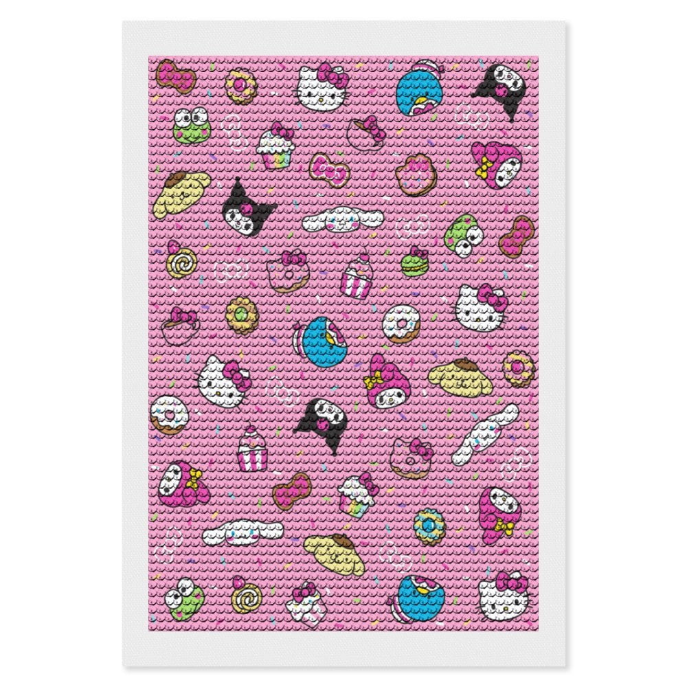 Hello Kitty Diamond Art Kits for Adults - 5D Diamond Art Kits for ...