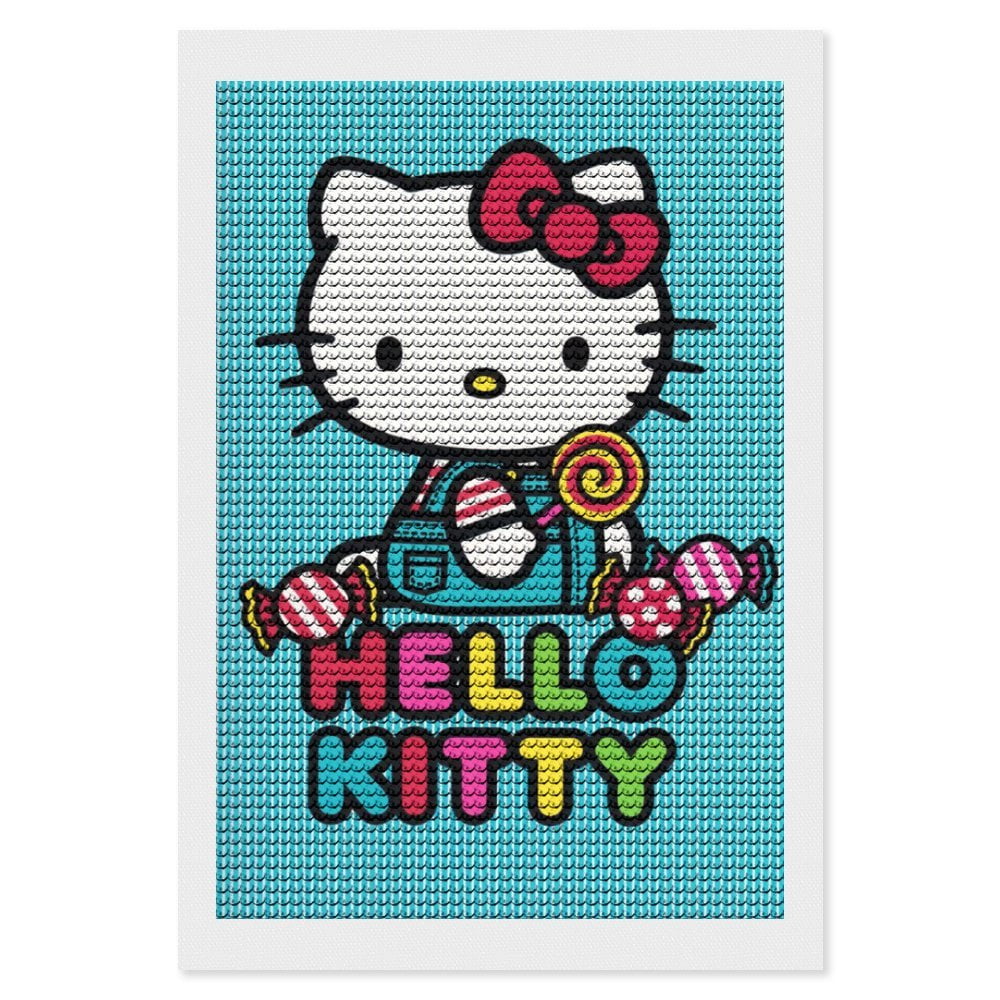 Hello Kitty Diamond Art Kits for Adults - 5D Diamond Art Kits for ...