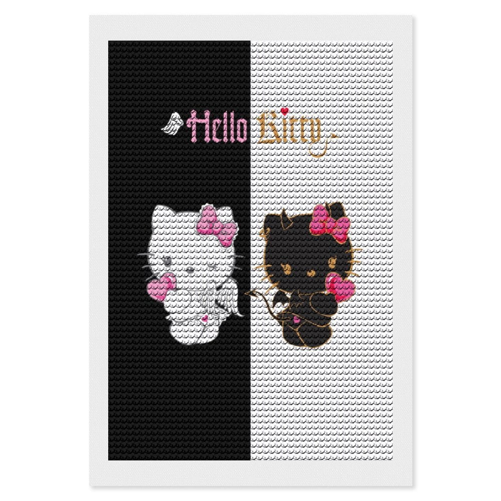 Hello Kitty Diamond Art Kits for Adults - 5D Diamond Art Kits for ...