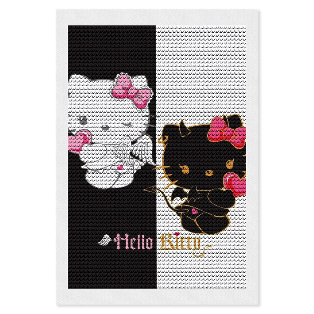 Hello Kitty Diamond Art Kits for Adults - 5D Diamond Art Kits for ...