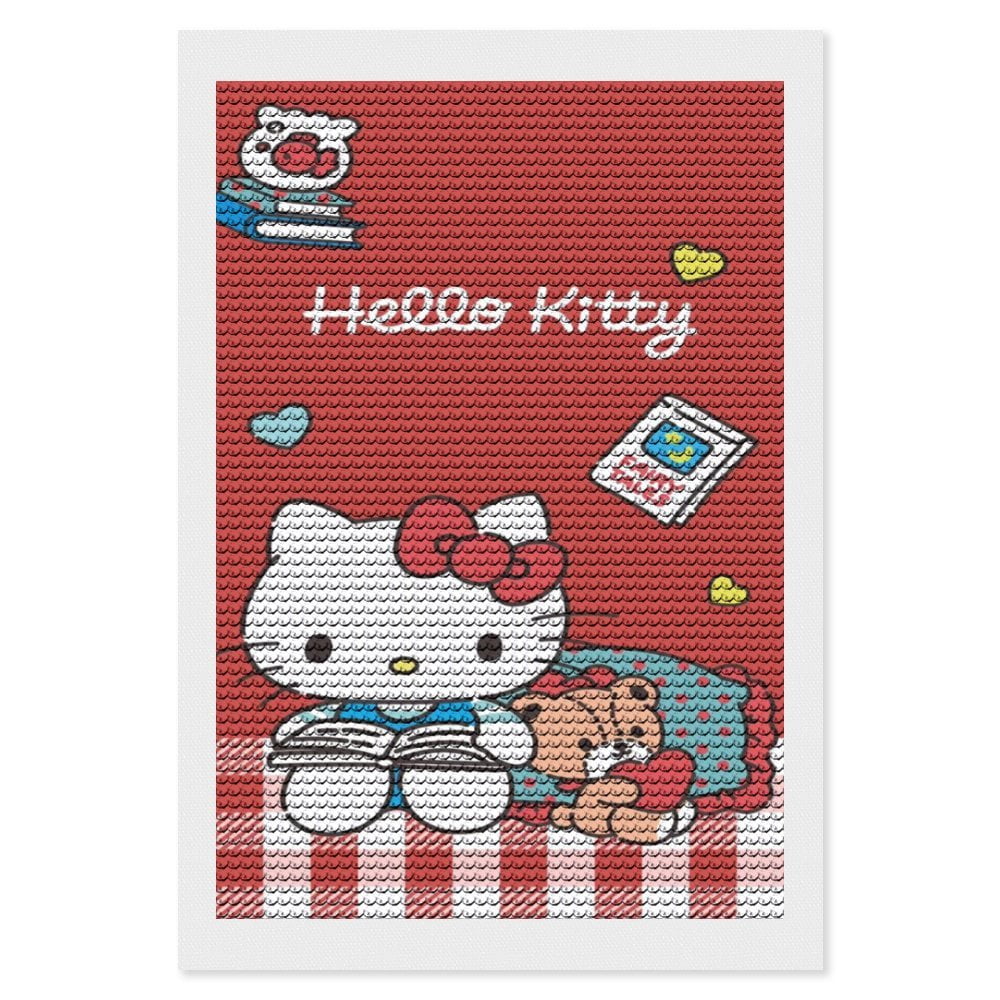 Hello Kitty Diamond Art Kits for Adults - 5D Diamond Art Kits for ...
