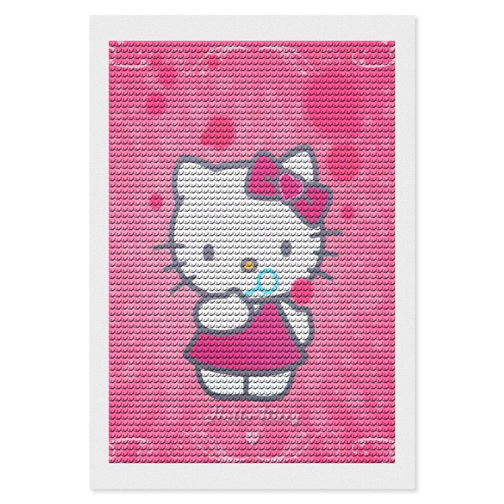 Hello Kitty Diamond Art Kits for Adults - 5D Diamond Art Kits for ...