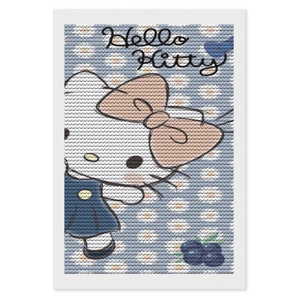 Hello Kitty Diamond Art Kits for Adults - 5D Diamond Art Kits for ...