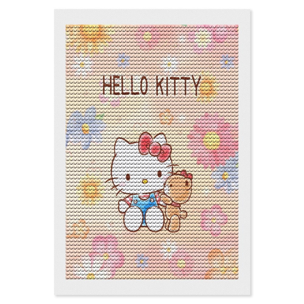 Hello Kitty Diamond Art Kits for Adults - 5D Diamond Art Kits for ...