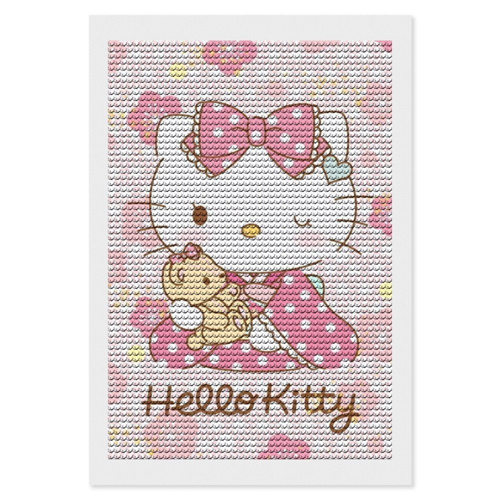 Hello Kitty Diamond Art Kits for Adults - 5D Diamond Art Kits for ...