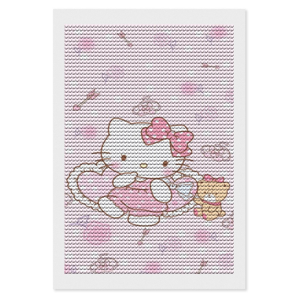 Hello Kitty Diamond Art Kits for Adults - 5D Diamond Art Kits for ...