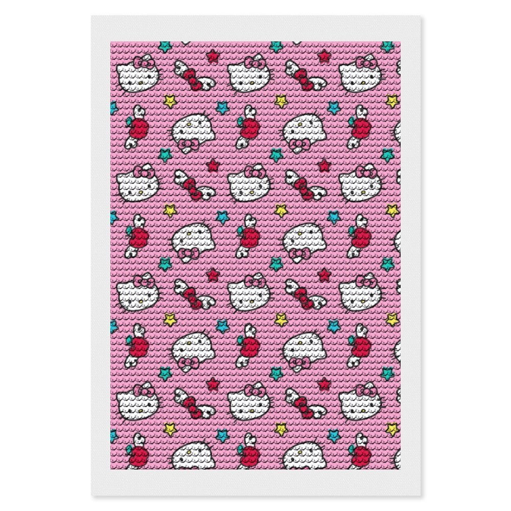 Hello Kitty Diamond Art Kits for Adults - 5D Diamond Art Kits for ...
