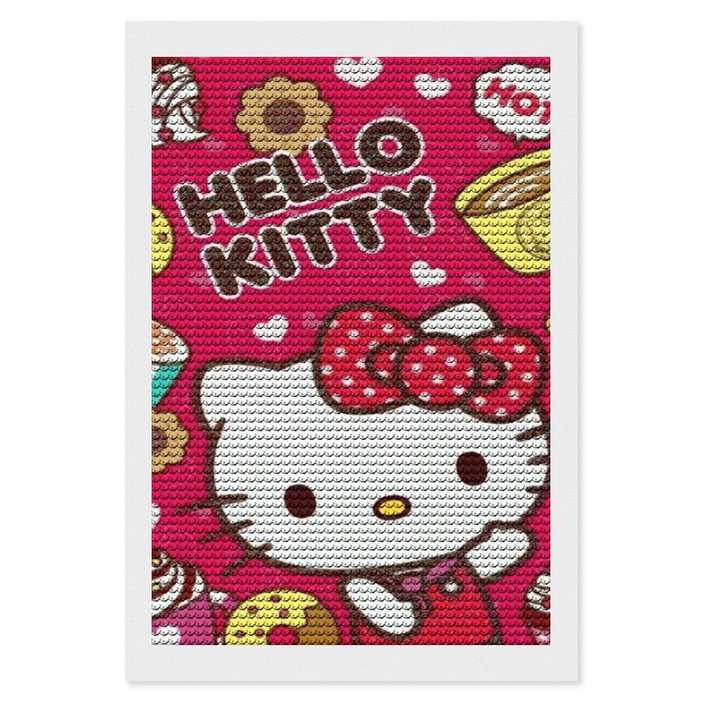 Hello Kitty Diamond Art Kits for Adults - 5D Diamond Art Kits for ...
