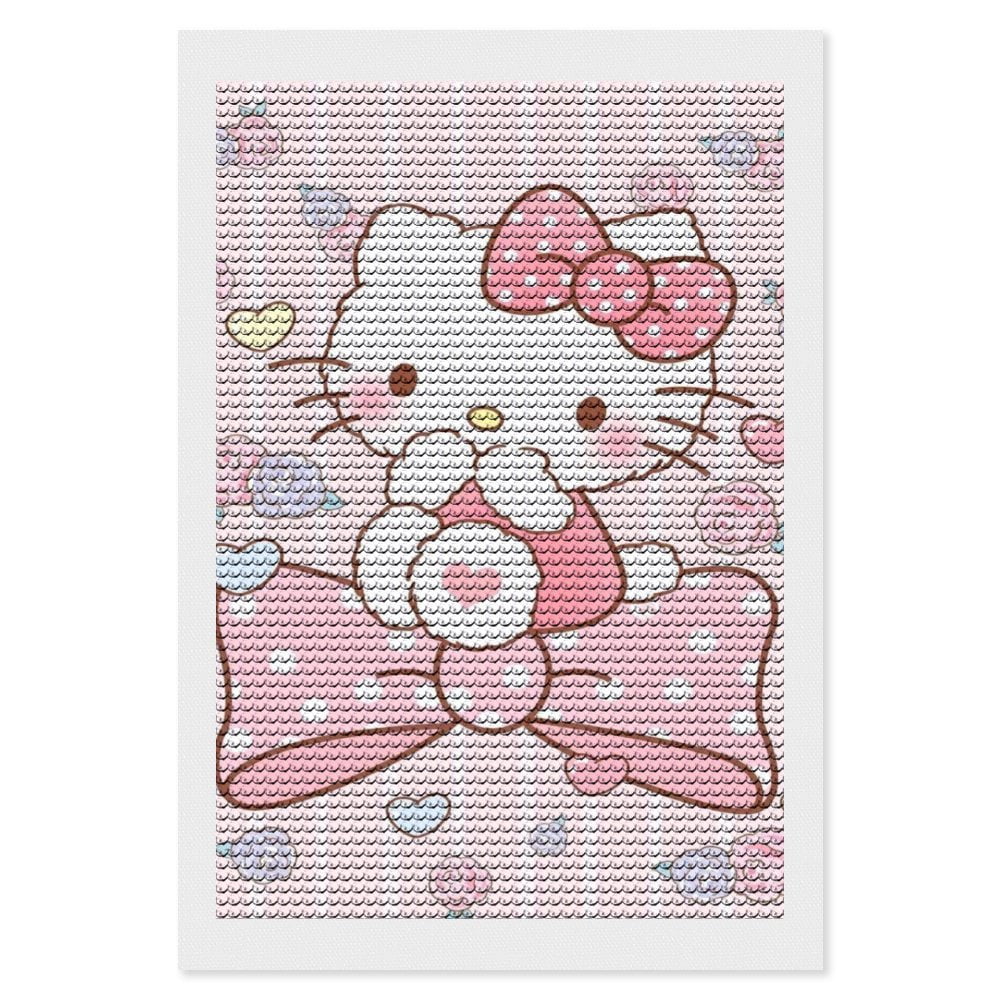Hello Kitty Diamond Art Kits for Adults - 5D Diamond Art Kits for ...