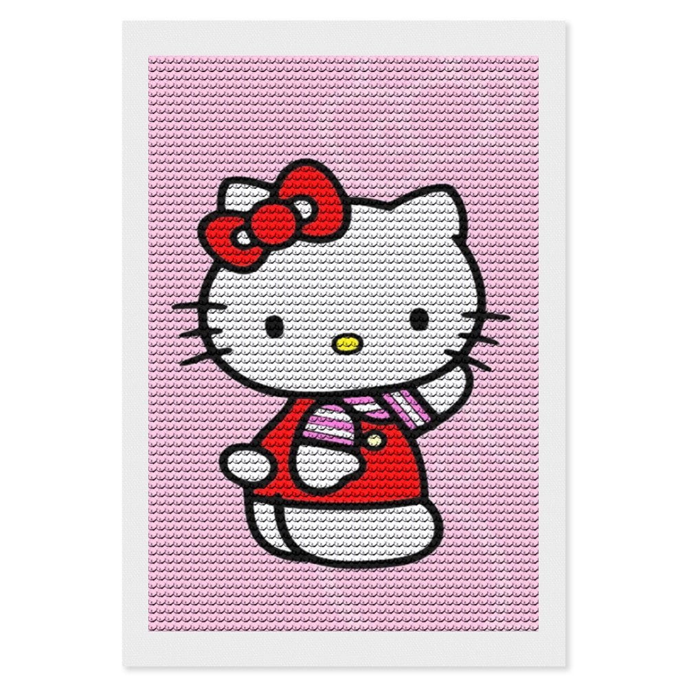 Hello Kitty Diamond Art Kits for Adults - 5D Diamond Art Kits for ...