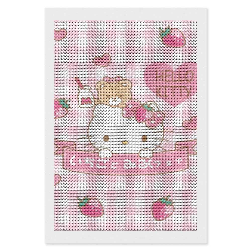 Hello Kitty Diamond Art Kits for Adults - 5D Diamond Art Kits for ...