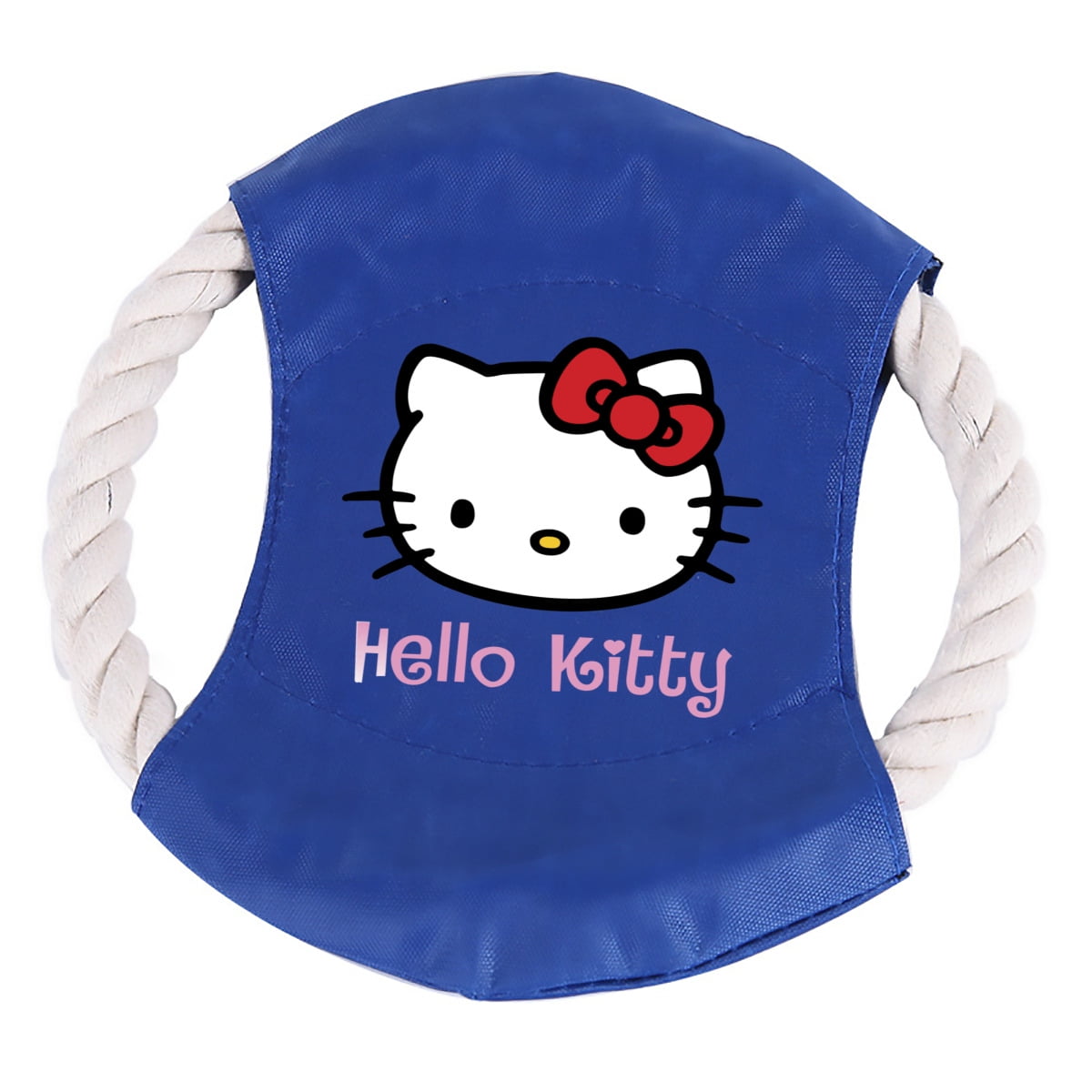 Hello Kitty Dog Toys Flying Disc Rope Toy Chew Toys for Dogs Flying ...