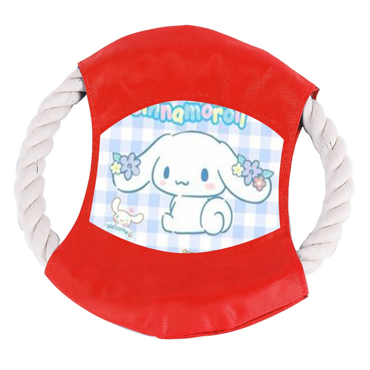 Hello Kitty Dog Toys Flying Disc Rope Toy Chew Toys for Dogs Flying ...