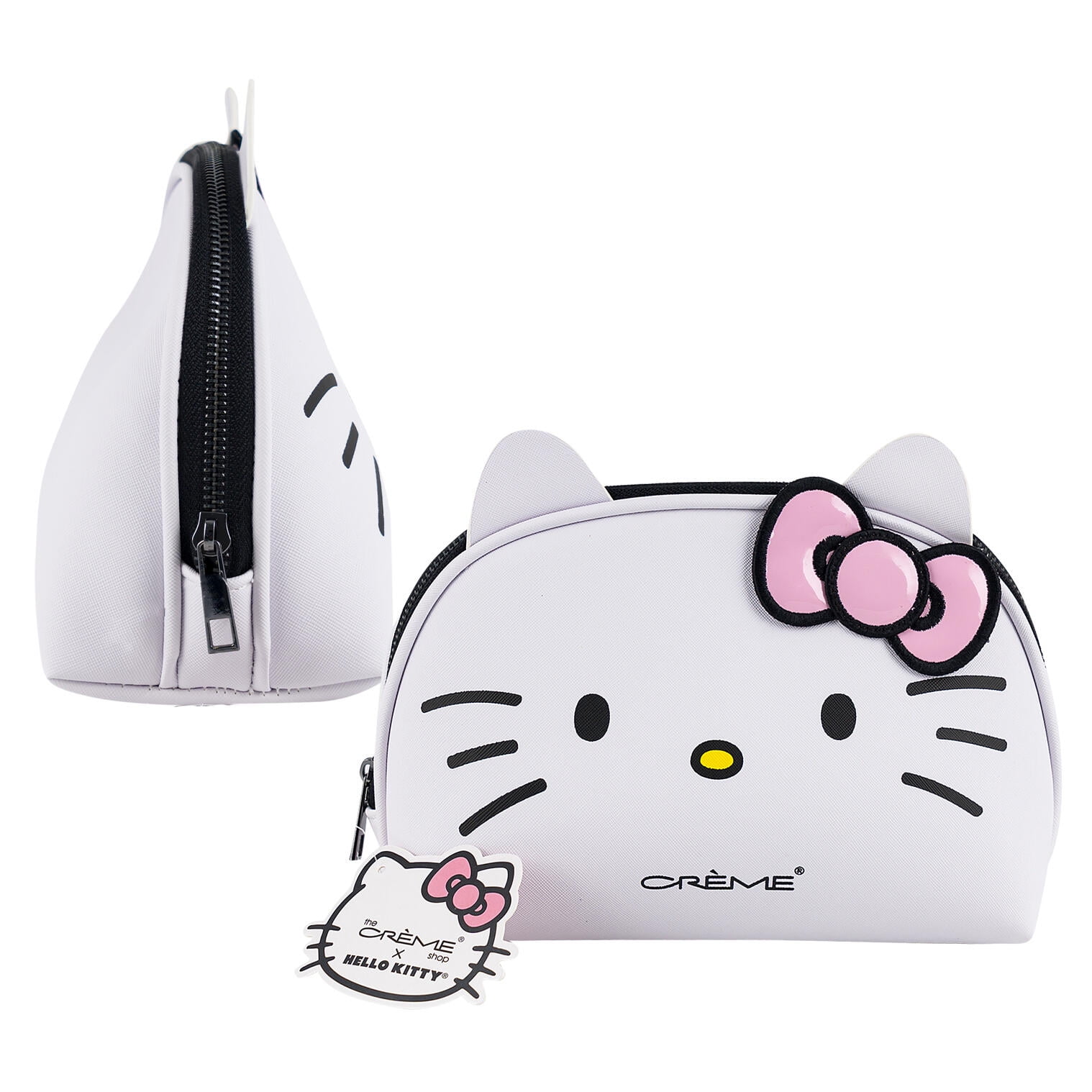 Hello Kitty Dome Travel Make Up Pouch/Bag- pink bow - Walmart.com
