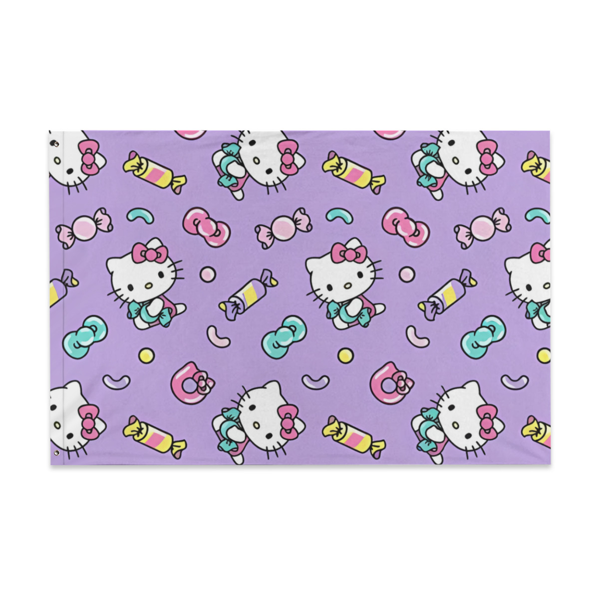 Hello Kitty Double-sided Flag Multiple Sizes Double-sided Cartoon Cute ...