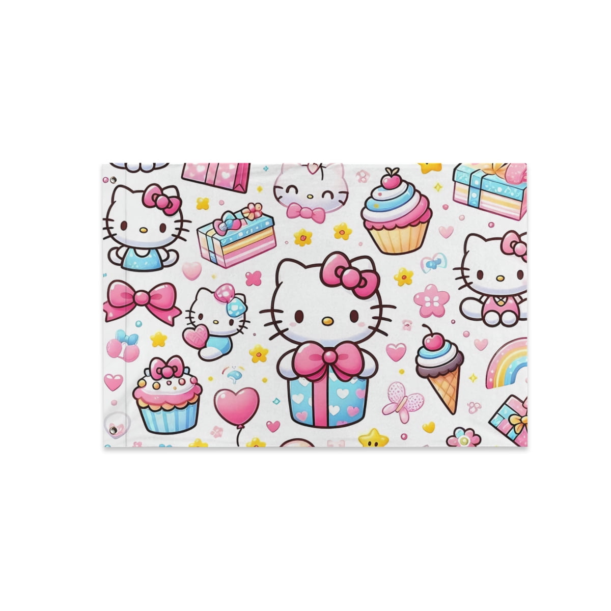 Hello Kitty Double-sided Flag Multiple Sizes Double-sided Cartoon Cute ...