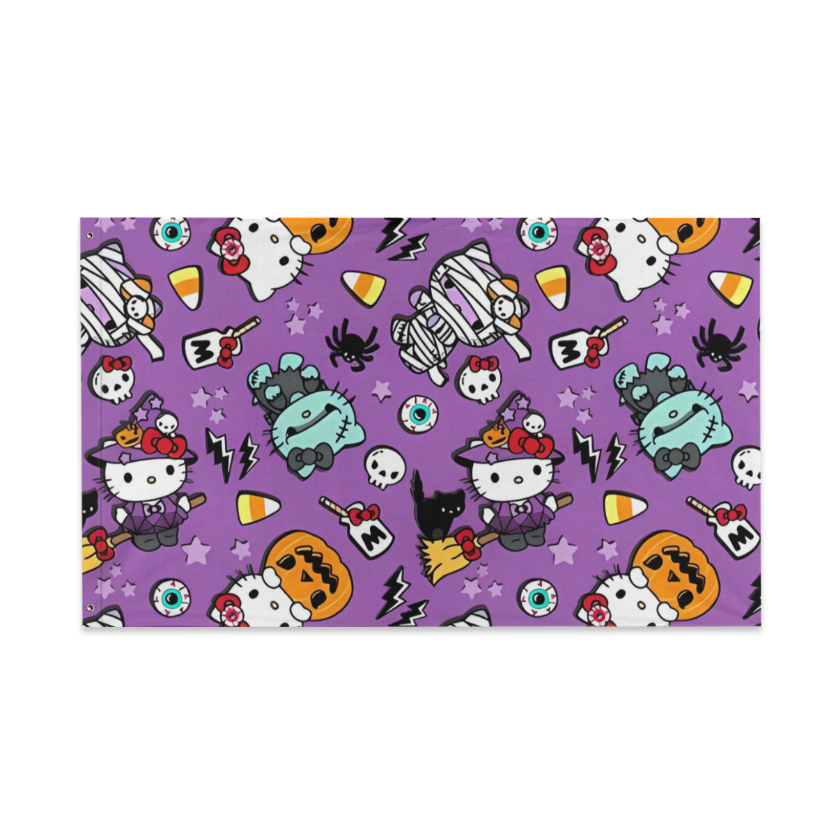 Hello Kitty Double-sided Flag Multiple Sizes Double-sided Cartoon Cute ...