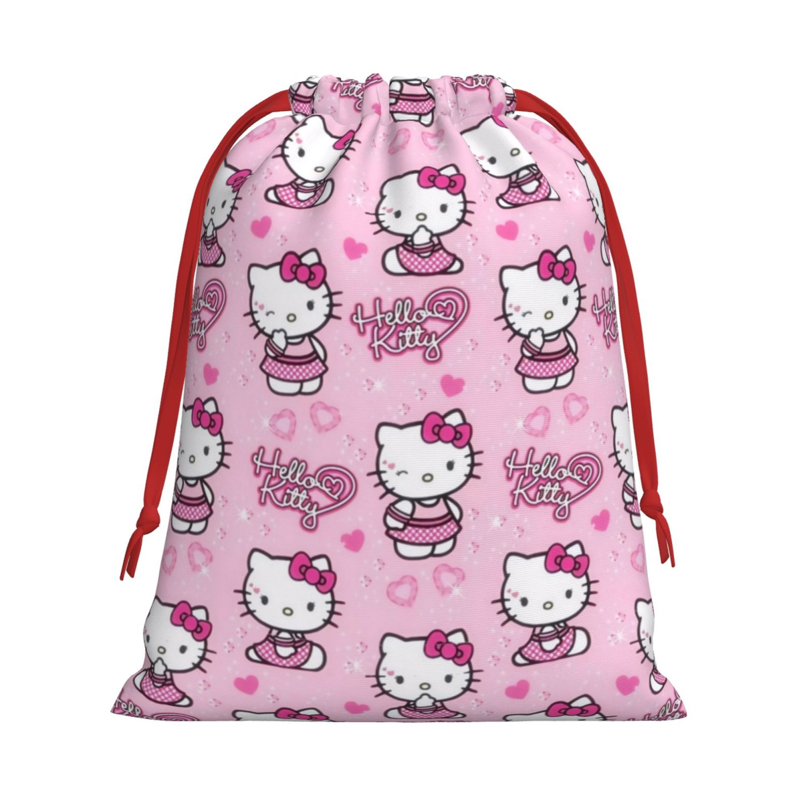 Hello Kitty Drawstring Bag For Kids Adults Gifts Drawstring Backpacks ...