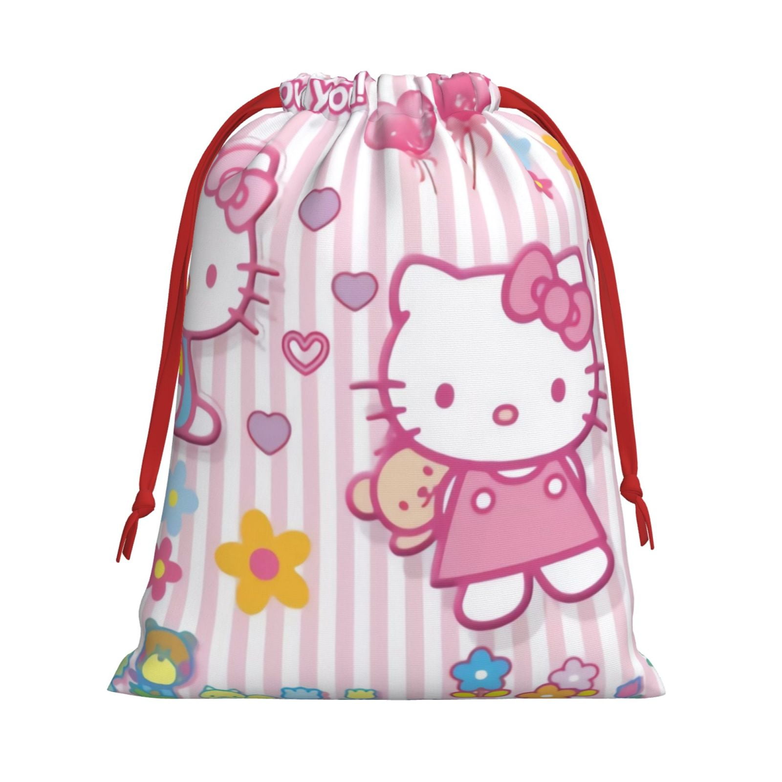 Hello Kitty Drawstring Bag For Kids Adults Gifts Drawstring Backpacks ...