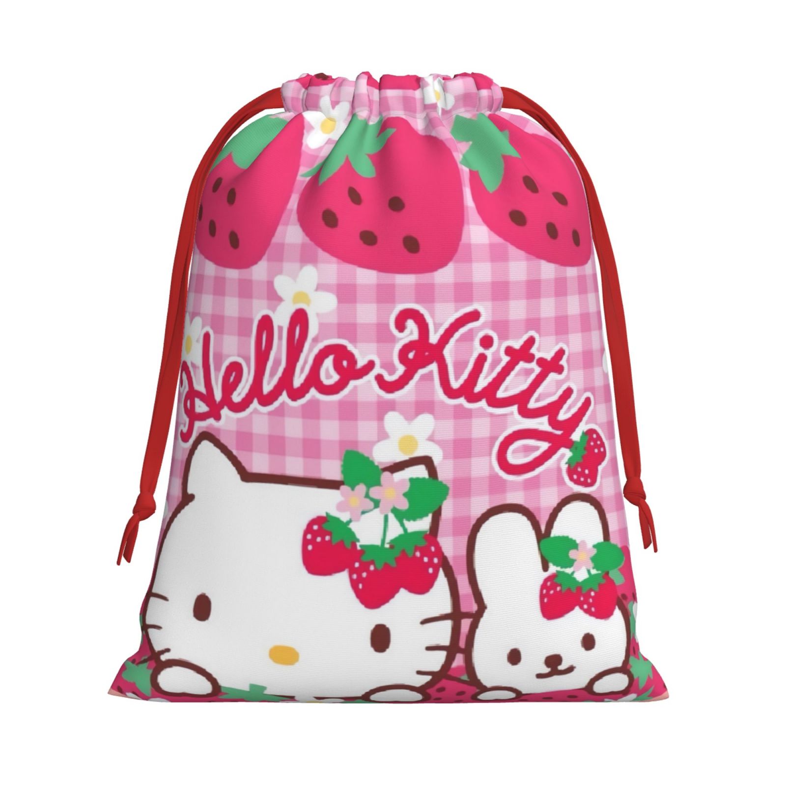 Hello Kitty Drawstring Bag For Kids Adults Gifts Drawstring Backpacks ...