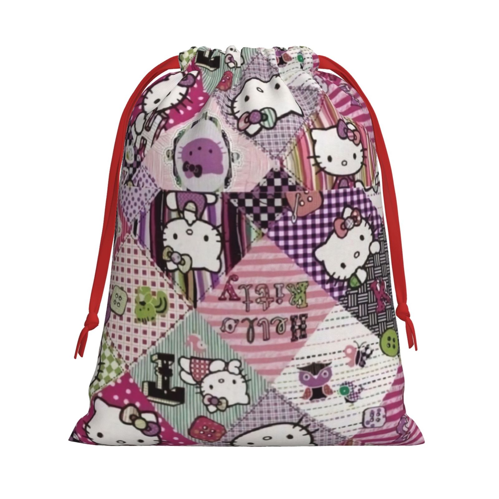 Hello Kitty Drawstring Bag For Kids Adults Gifts Drawstring Backpacks ...