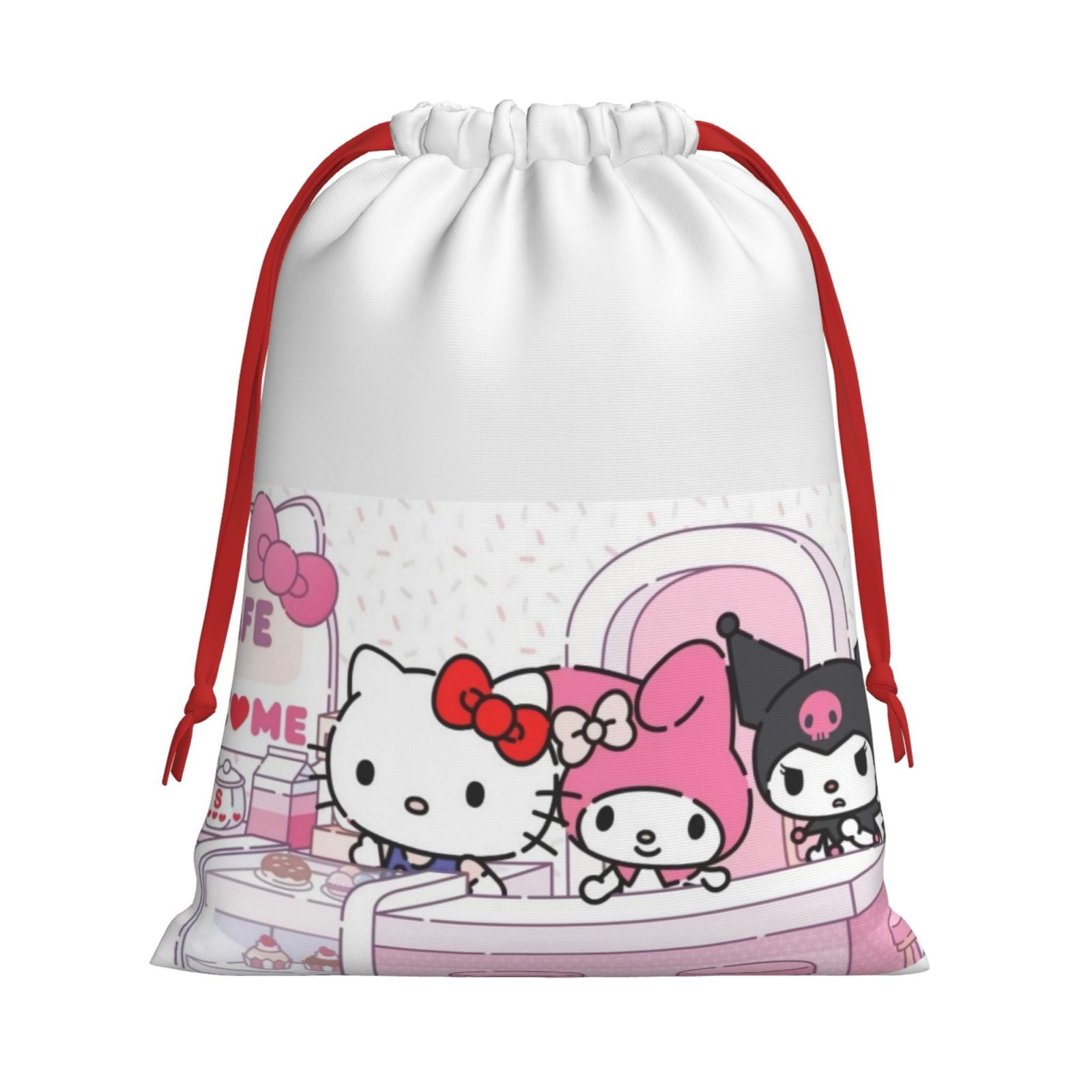 Hello Kitty Drawstring Bag For Kids Adults Gifts Drawstring Backpacks ...