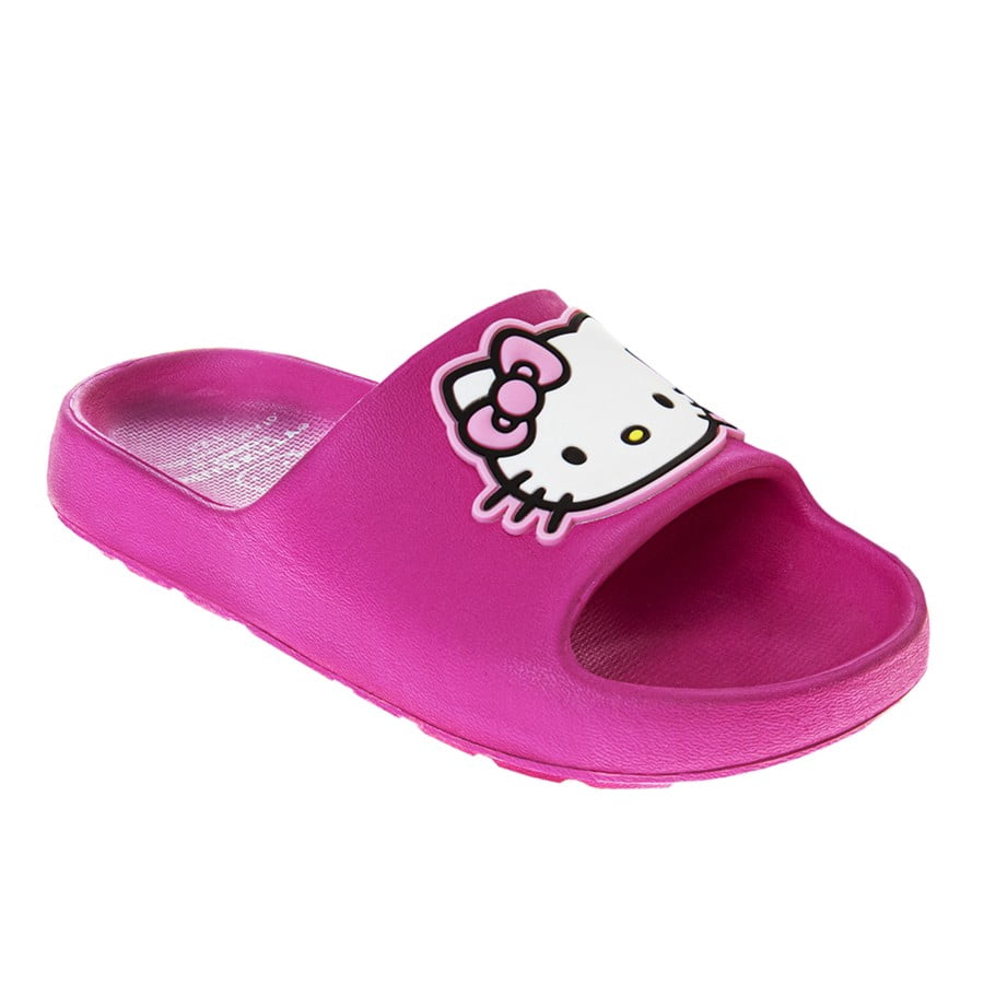 Hello Kitty Dual Sizes Girls Slides. (Little Kids Big Kids), Fuchsia ...