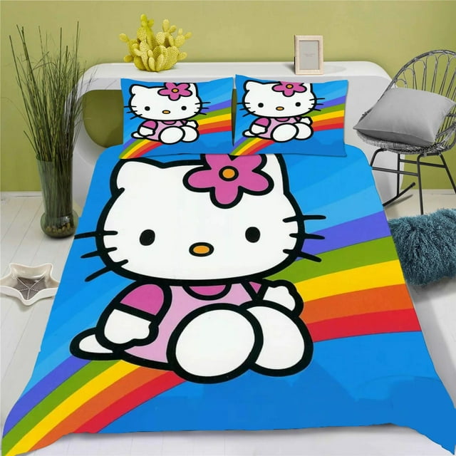 Hello Kitty Duvet Cover Luxury Bedding Set Children Grade A Printed ...