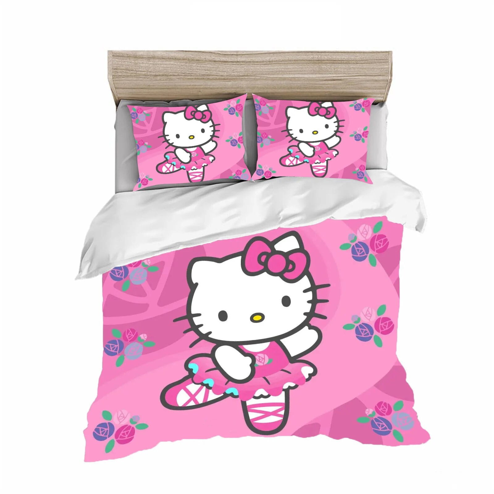Hello Kitty Duvet Cover Luxury Bedding Set Children Grade A Printed ...