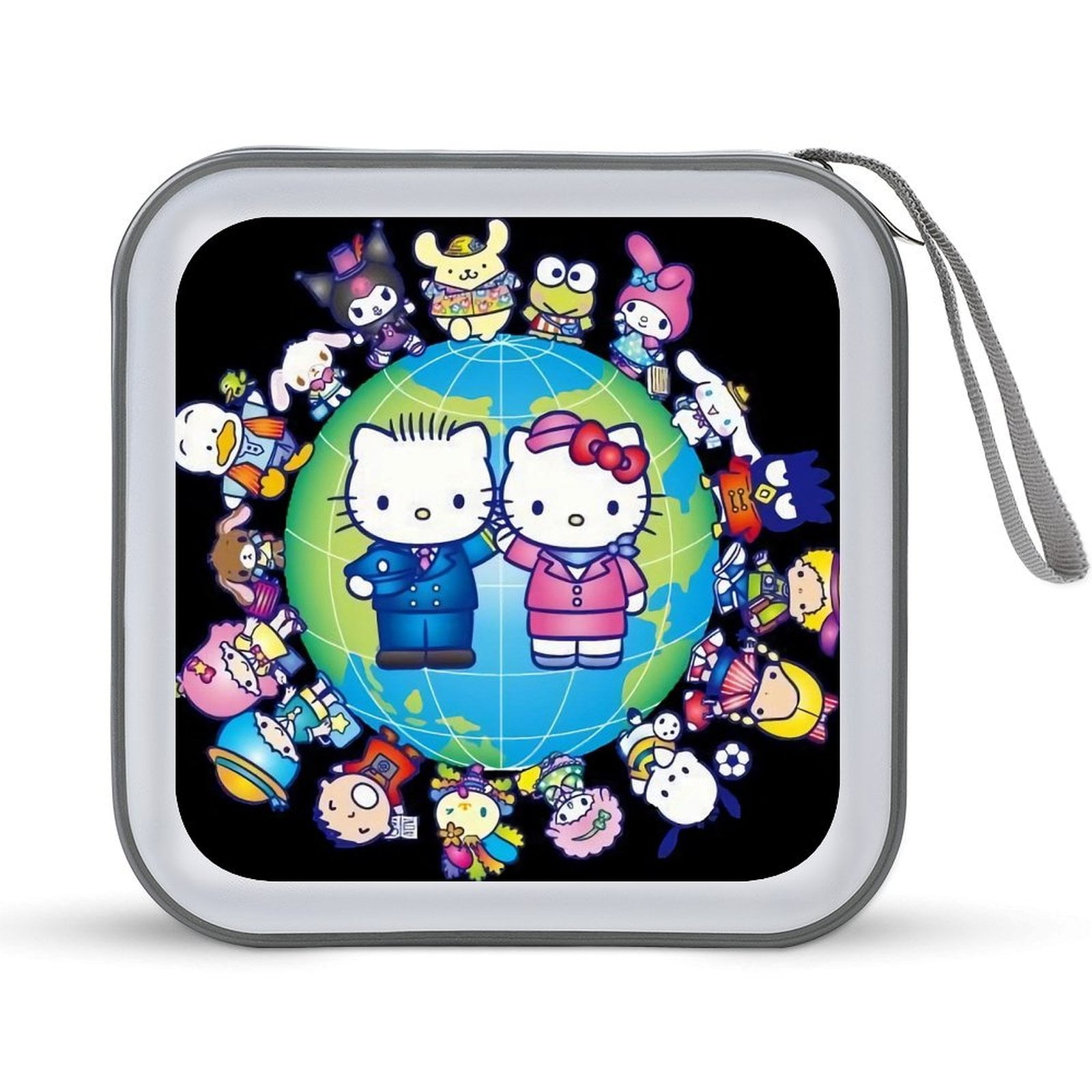 Hello-Kitty Earth Kuromi Melody Cinnamoroll 40 Capacity CD Storage ...