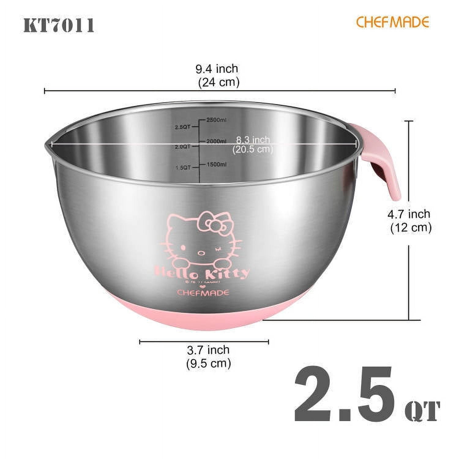 Hello Kitty Egg Beater Sanrio Anime Baking Tool Set Kawaii Cutter Whisk ...