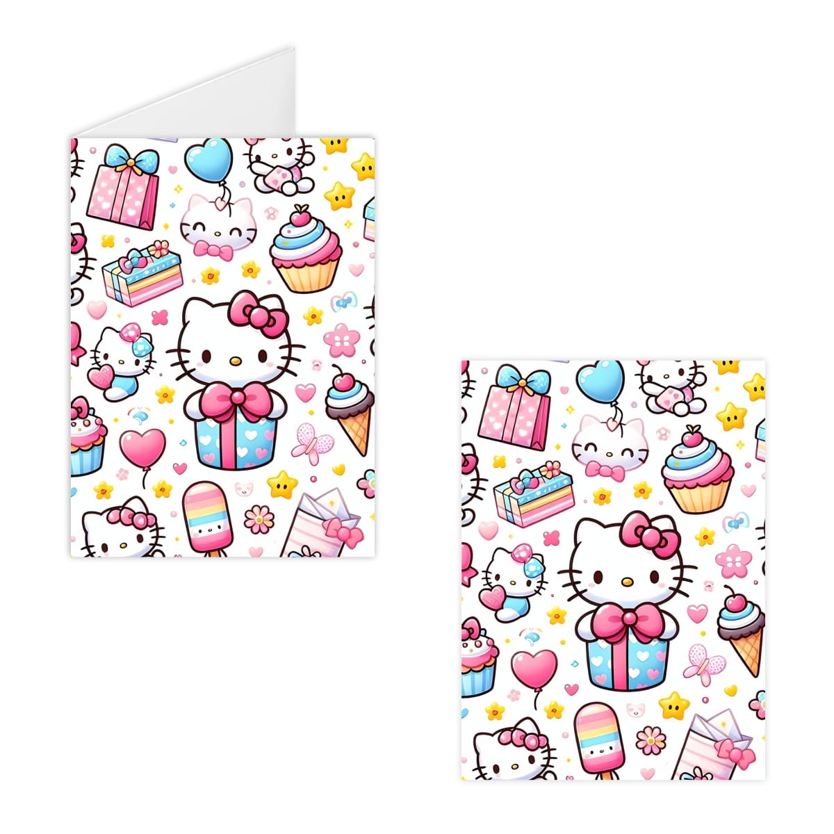 Hello Kitty Envelope Greeting Card Decorably Special Season Cards with ...