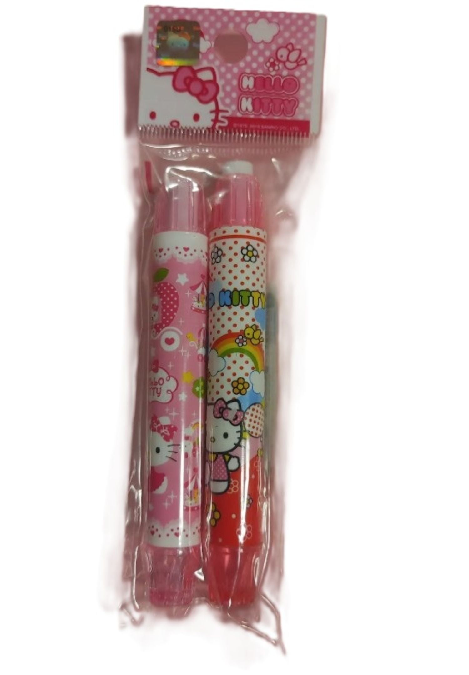 Hello Kitty Eraser Pens 2-Pack – Pen-Style Retractable Erasers with ...