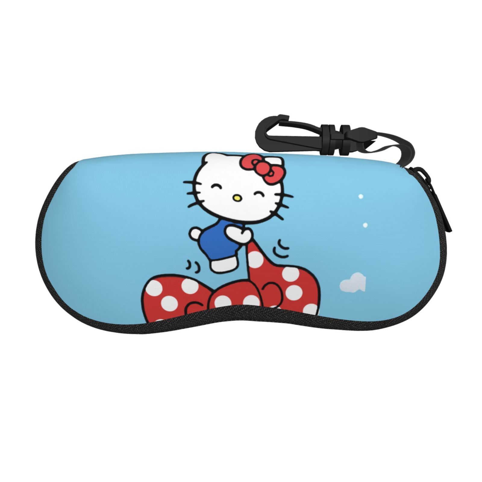 Hello Kitty Face Glasses Case Anti-Fall Kawaii Cartoon Sunglasses ...