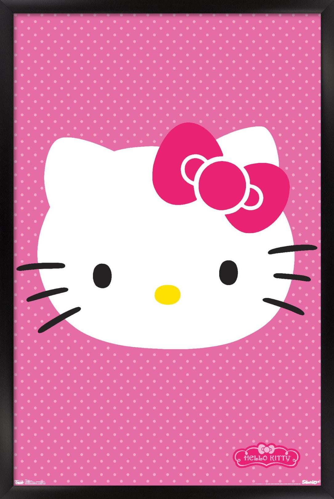 Hello Kitty Face Background