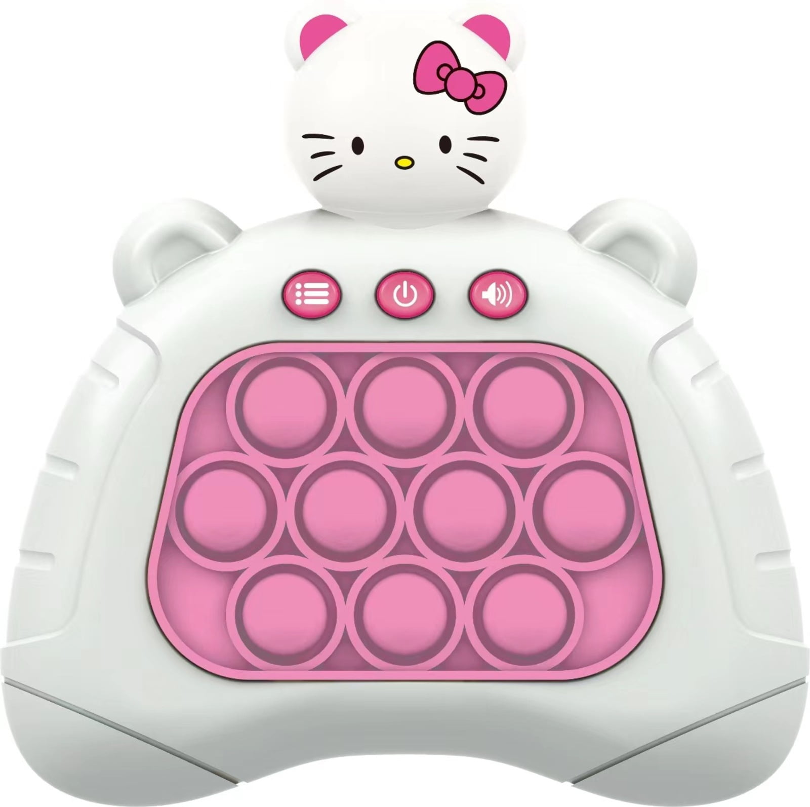 Hello Kitty Fast Push Game, Cute Anime Pop Fidget Light Up Bubble ...