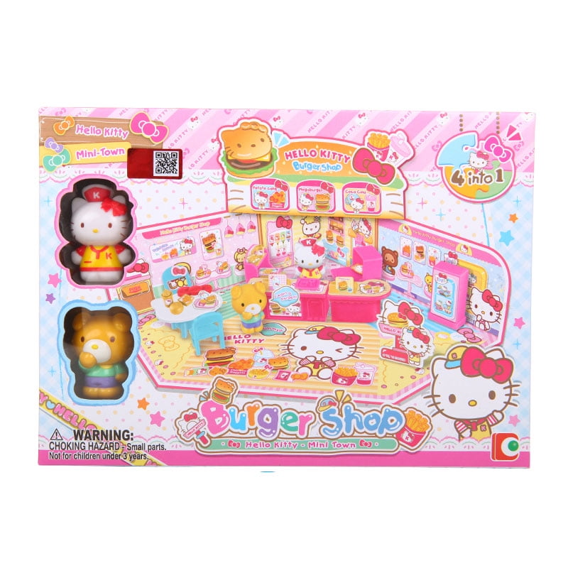 Hello Kitty Figure Urban Facilities Series Fun Toys Luxury duplex villa ...