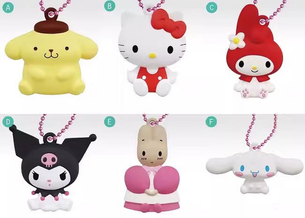 Hello Kitty Figurines Kawaii Sanrio Figure Pendent Pom Pom Purin Action Figure Cinnamoroll ...