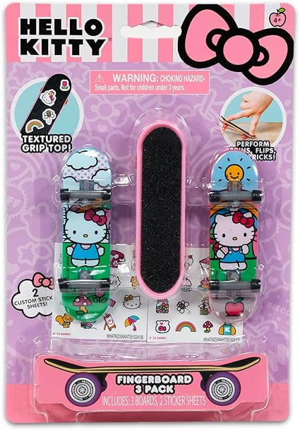 Hello Kitty Fingerboard Textured Grip Top 3 Pack - Walmart.com