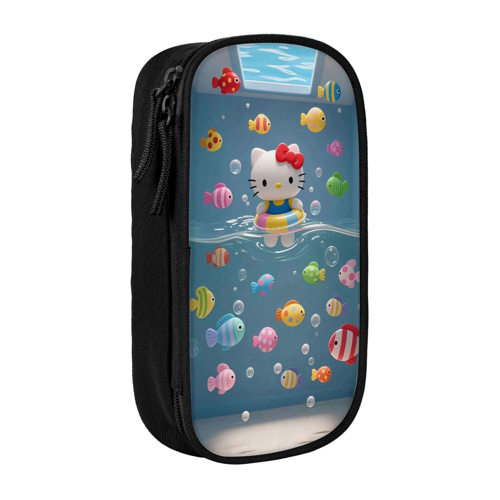 Hello Kitty And Fish Pencil Pouch,Pencil Case,Big Pencil Bag Pouch Box ...